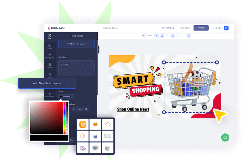 ClickDesigns™ Graphics & Designs Made Easy