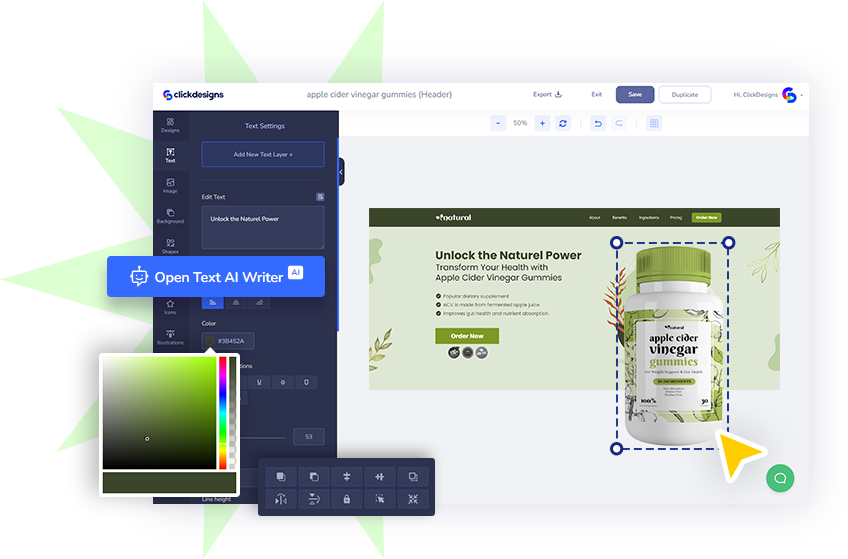 ClickDesigns™ Graphics & Designs Made Easy