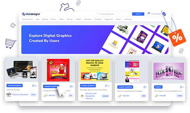 ClickDesigns™ Graphics & Designs Made Easy